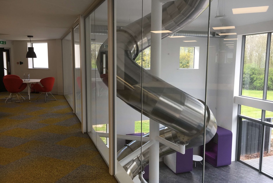 Contemporary Glass Barrier