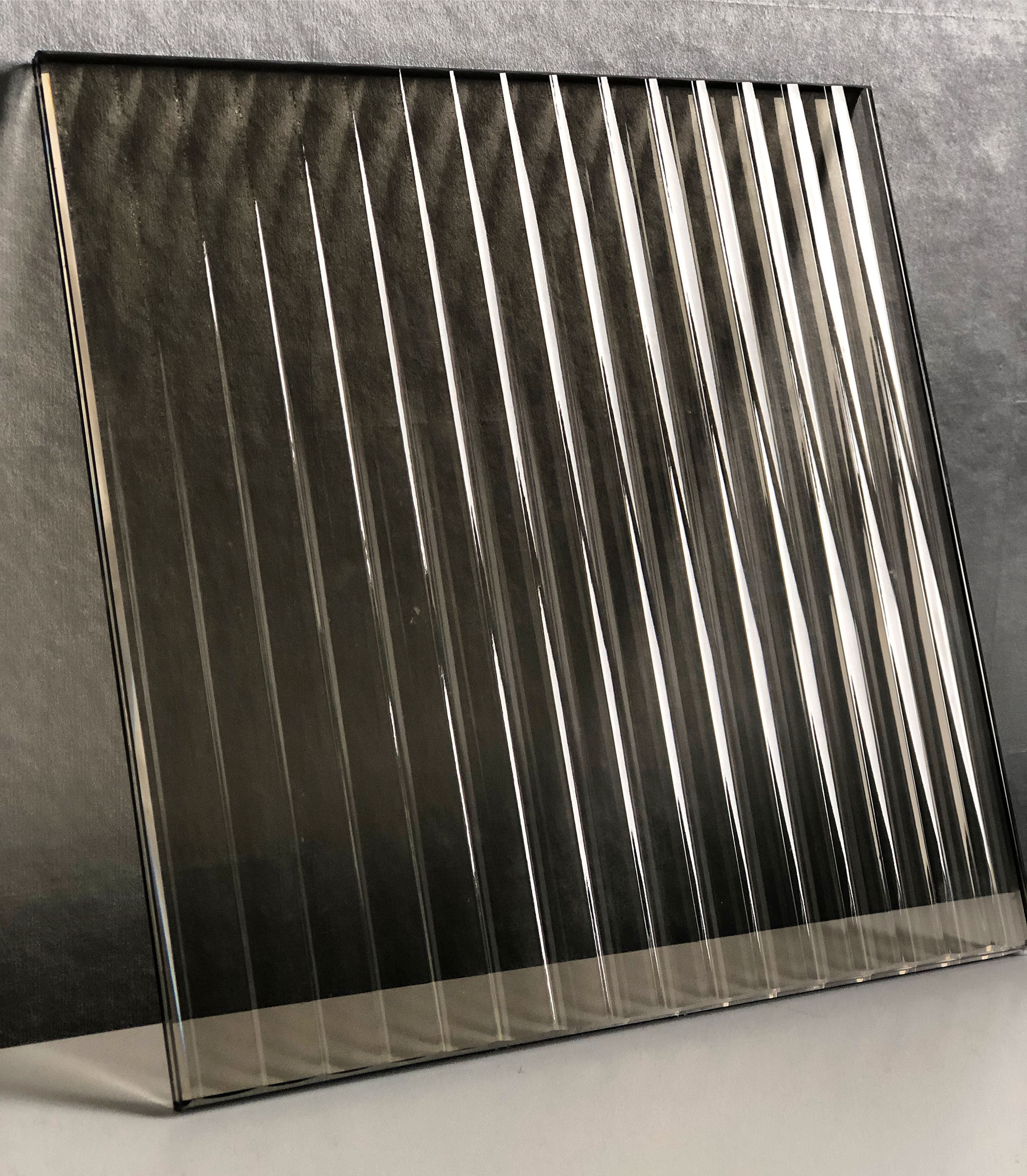 Reeded Glass Mirrors | Altitude Glass | Bronze Tinted